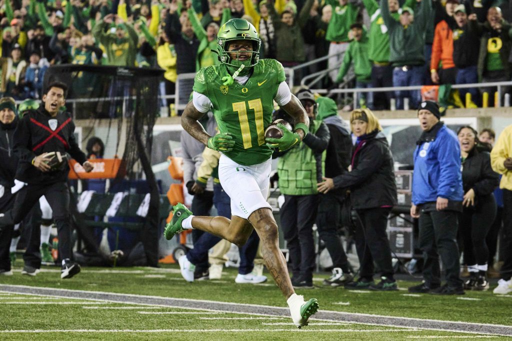 Troy Franklin’s College Stats: How the Oregon WR Thrived in His Three ...