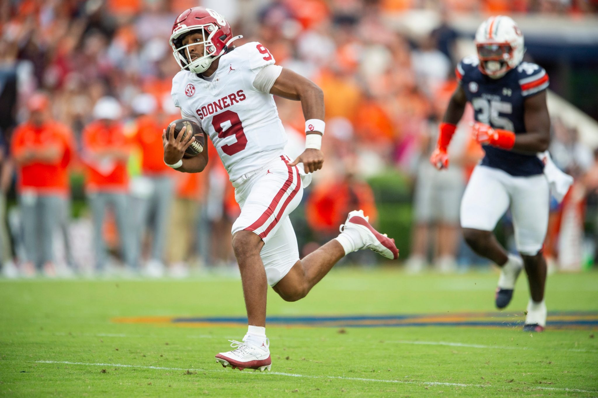 Oklahoma QB Michael Hawkins Jr.: Stats, Highlights, NIL, & More