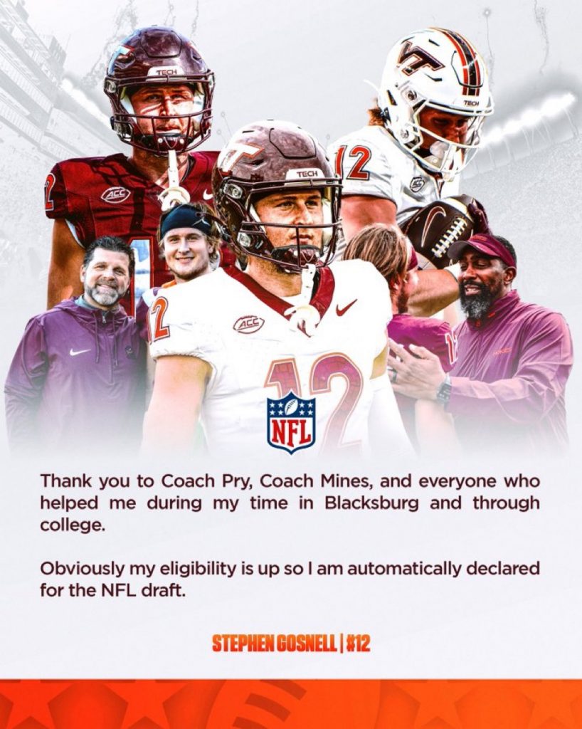 Virginia Tech Siblings Team Up for Hilarious NFL Draft Announcement ...