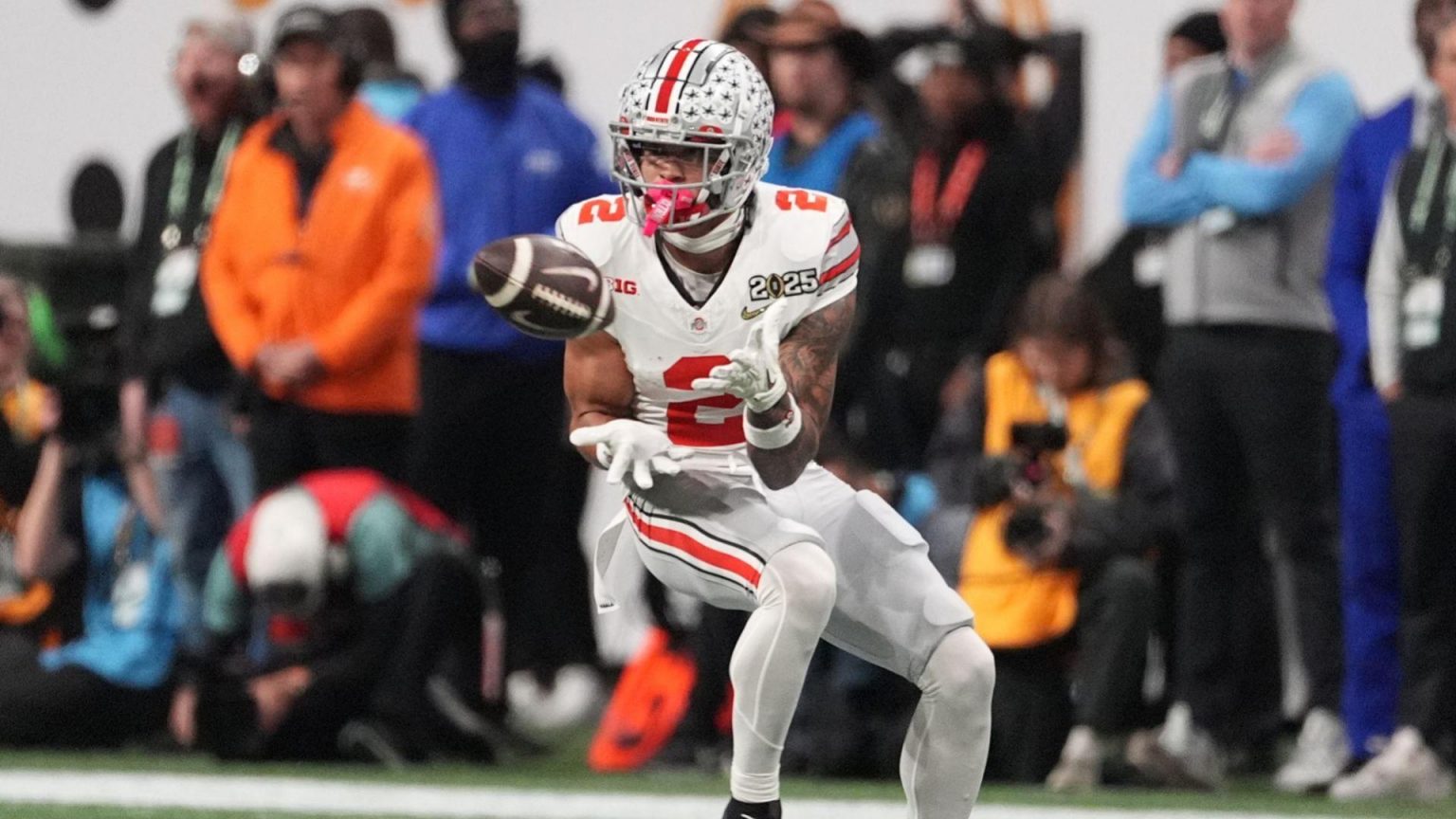 Emeka Egbuka Etches His Name Into Ohio State History in College ... Emeka Egbuka Etches His Name Into Ohio State History in College ...