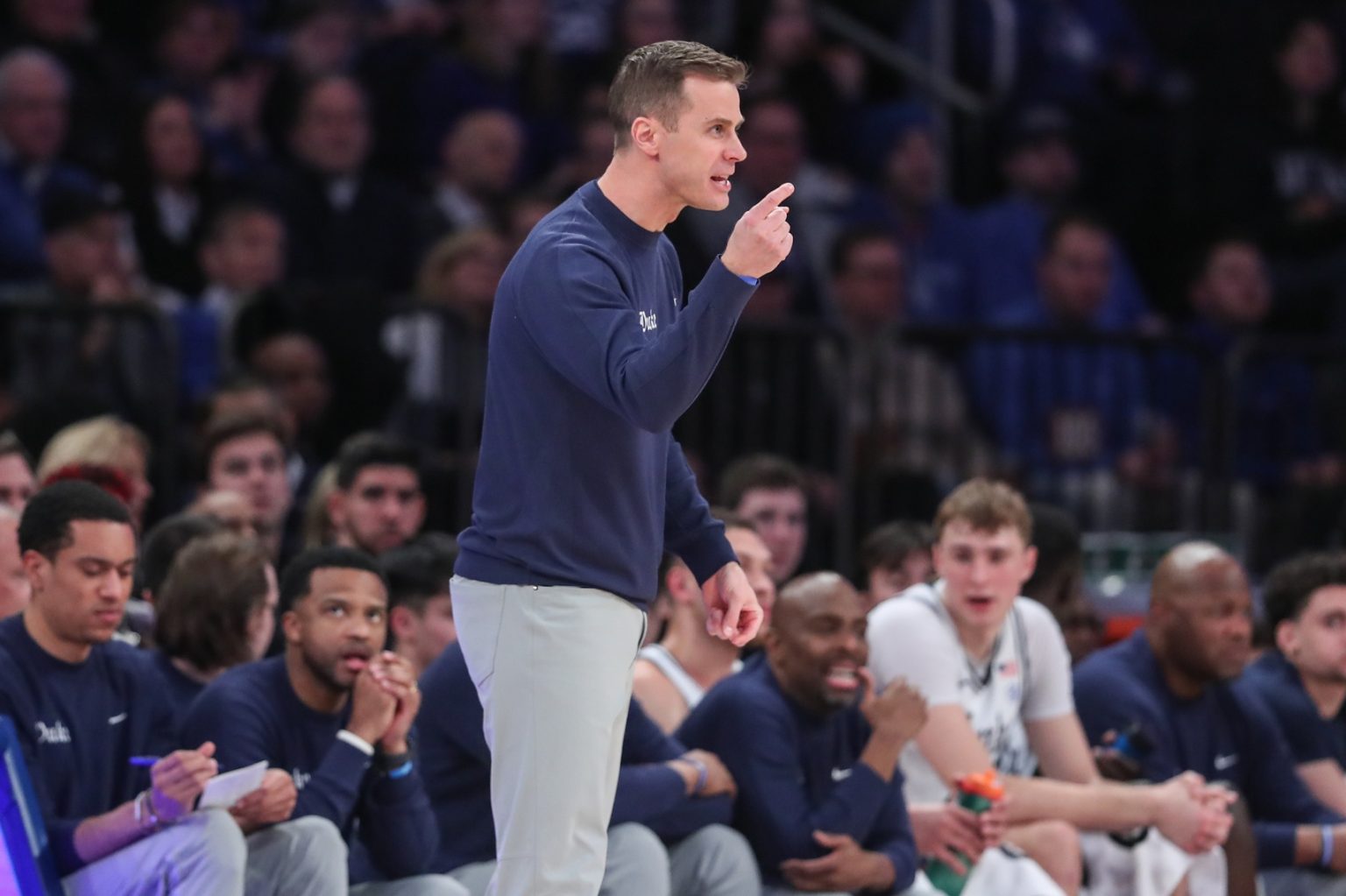 Everything Jon Scheyer Said After Duke Beat Illinois at Madison Square ...