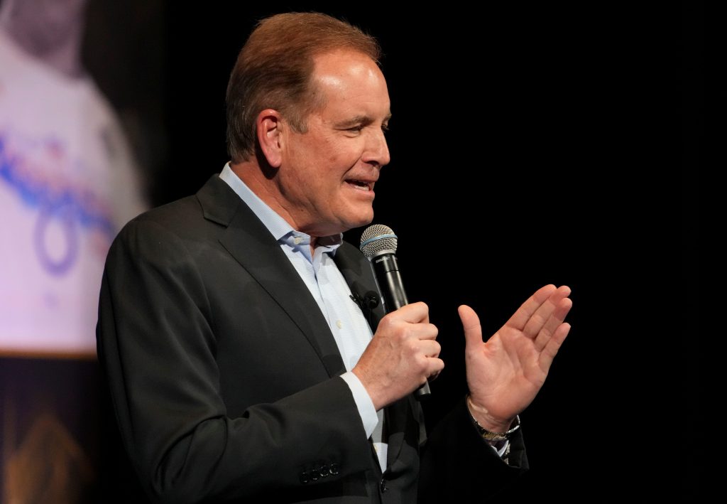 WATCH: Broadcast Legend Jim Nantz Makes Surprise Appearance at Houston ...