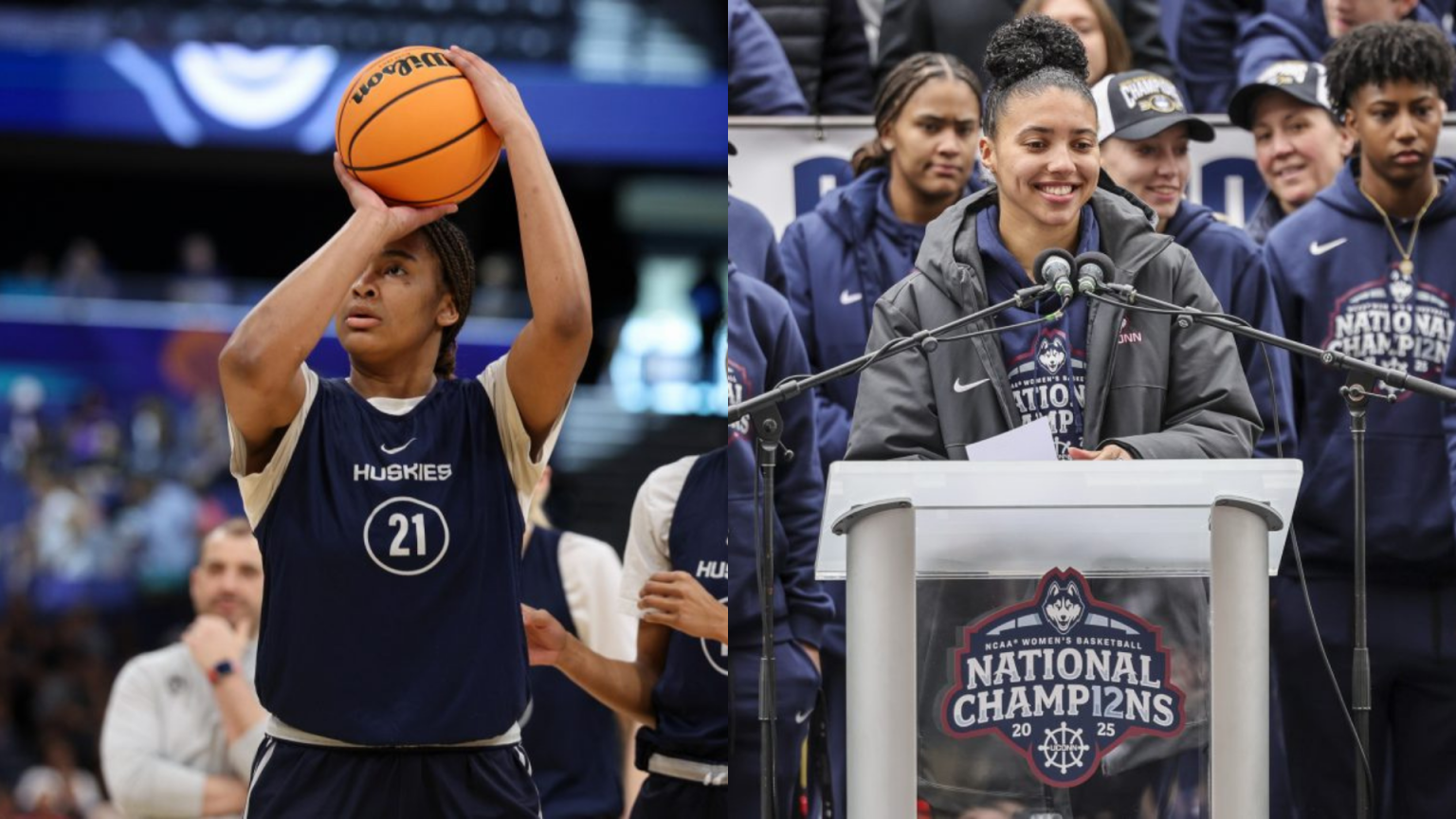 ‘You Started It’: UConn Stars Azzi Fudd and Sarah Strong Trade Playful ...