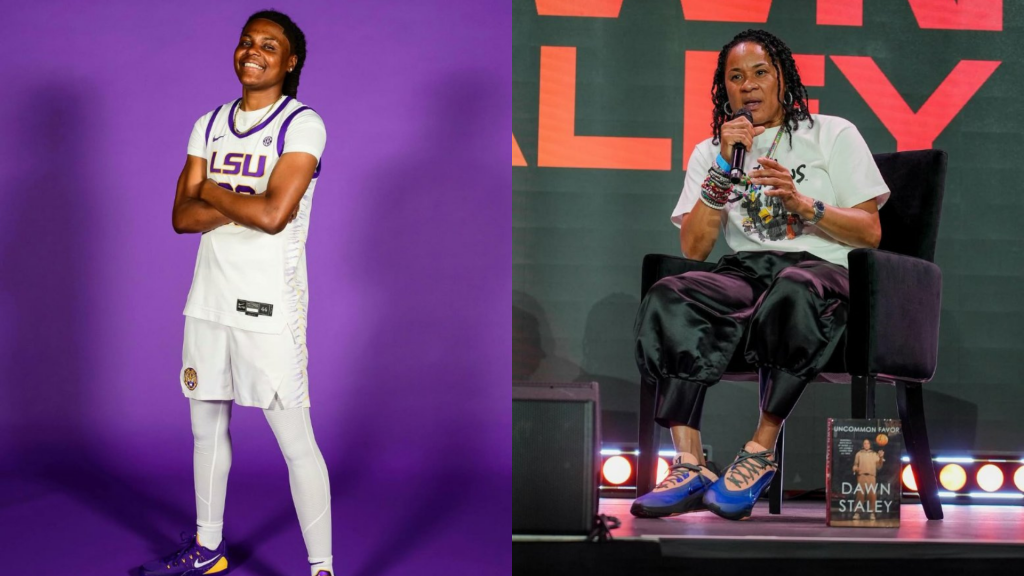 LSU Star MiLaysia Fulwiley Shows Love To South Carolina Legend In ...