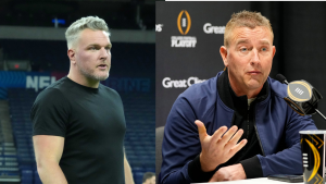 Fans React As Pat McAfee's Kicking Challenge Takes A New Turn With Kirk Herbstreit's $300,000 ...
