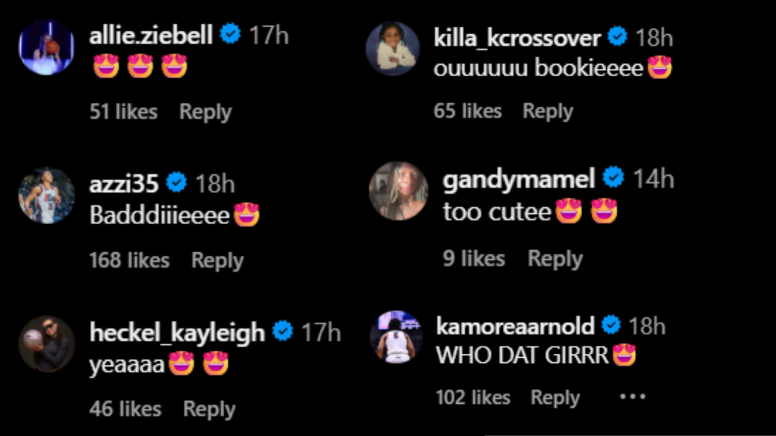 Azzi Fudd, Kayleigh Heckel Go Head Over Heels As New UConn Teammate ...