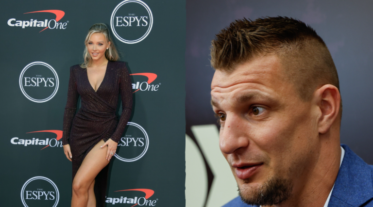 IN PIC: Rob Gronkowski’s GF Camille Kostek Poses in Black and White ...