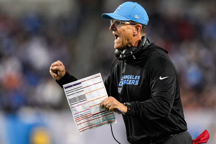 IN PICS: Jim Harbaugh’s Daughter Grace Soaks in Lake Tahoe In Pink ...