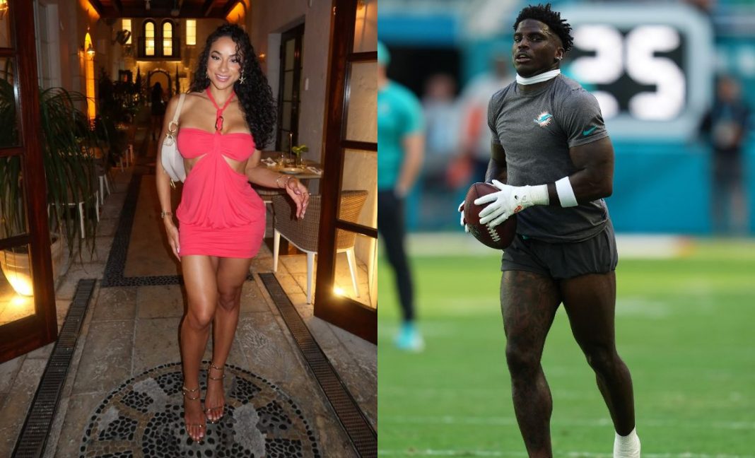 Tyreek Hill’s Estranged Wife Keeta Vaccaro Styles White Bralette For ...