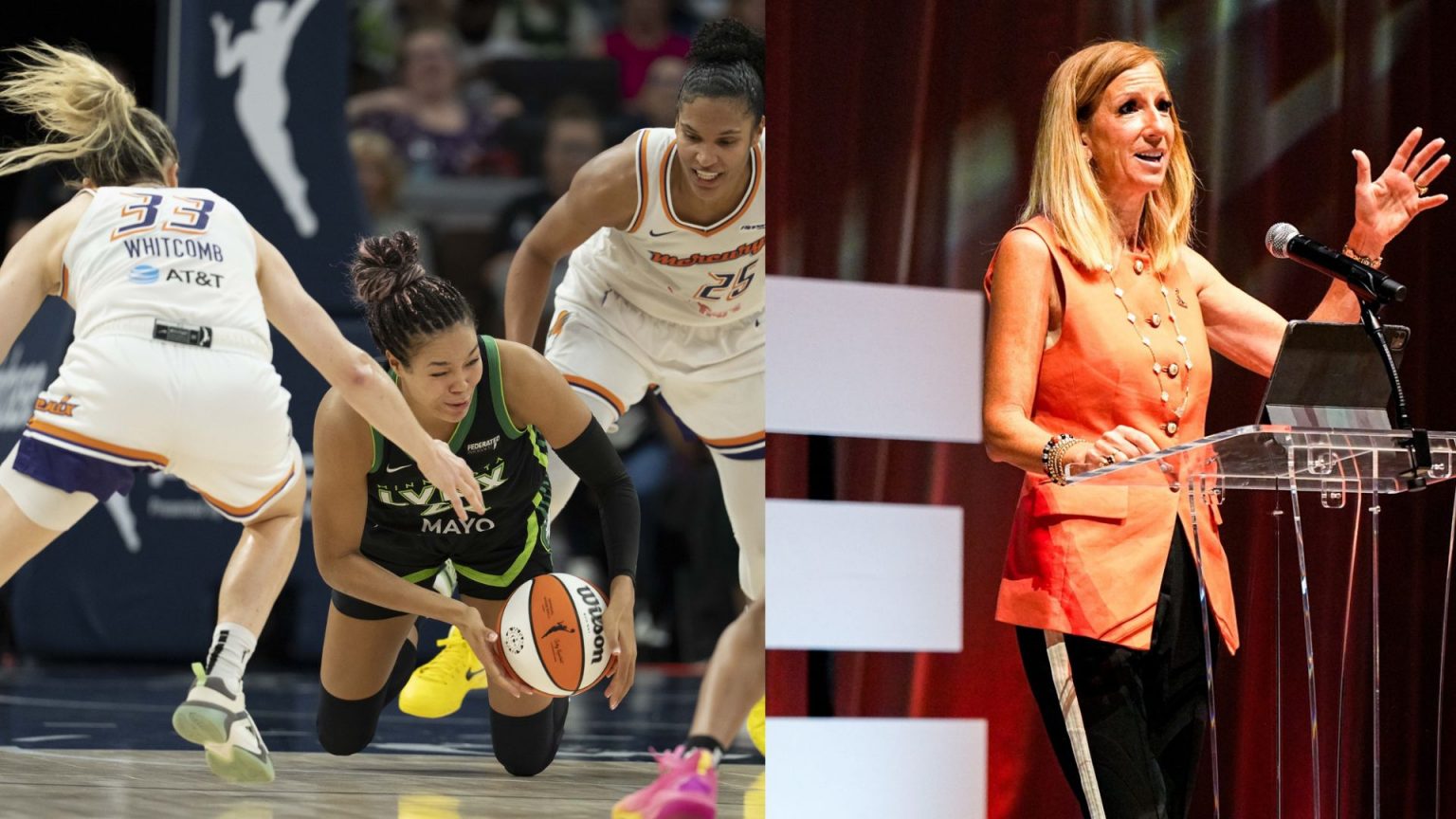 Commissioner Cathy Engelbert Reacts as Napheesa Collier Statement Puts ...