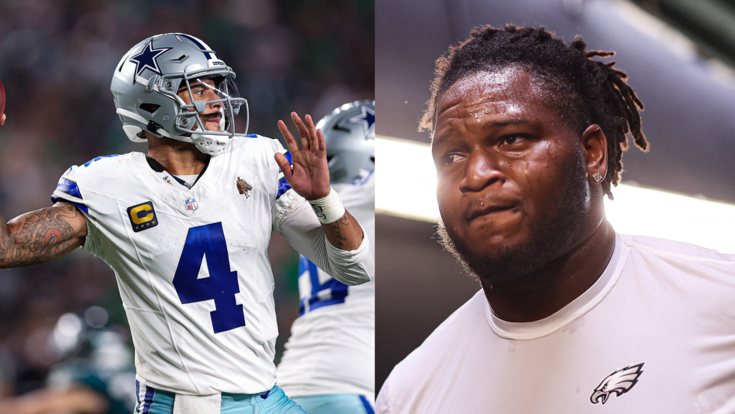 Fans Erupt as Dak Prescott Escapes Punishment After Spitting Incident With Jalen Carter: "Golden ...
