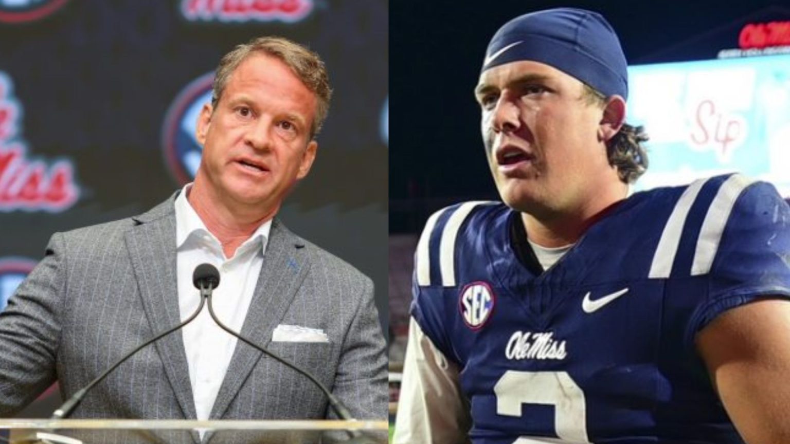 Lane Kiffin Shares 3-Word Reaction For Jaxson Dart as Former Ole Miss ...