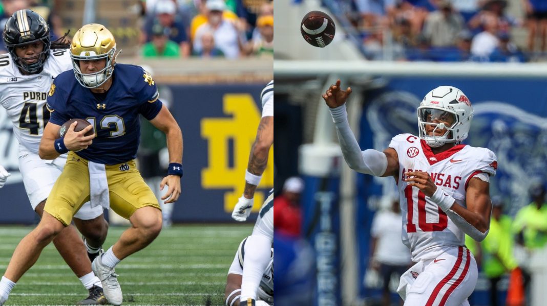 Notre Dame vs Arkansas Prediction, Depth Chart And Projected Starting Lineup for Week 5 | 2025 ...