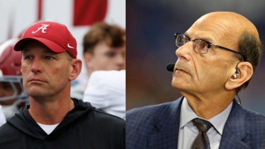Paul Finebaum Claims Alabama’s $68M Man Kalen DeBoer Is “Living Week to Week” Amid Scorching Hot ...