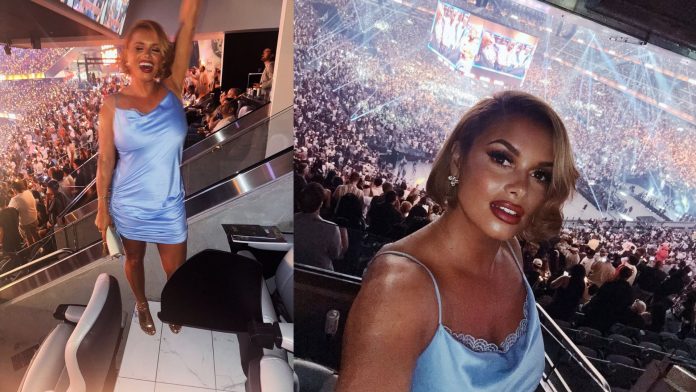 PIC: NFL Analyst Joy Taylor Poses in Blue Bikini As She Enjoys Fun ...