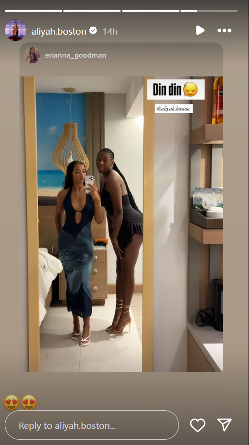 LOOK: Caitlin Clark’s Teammate Aliyah Boston Poses in Blue Bikini in ...