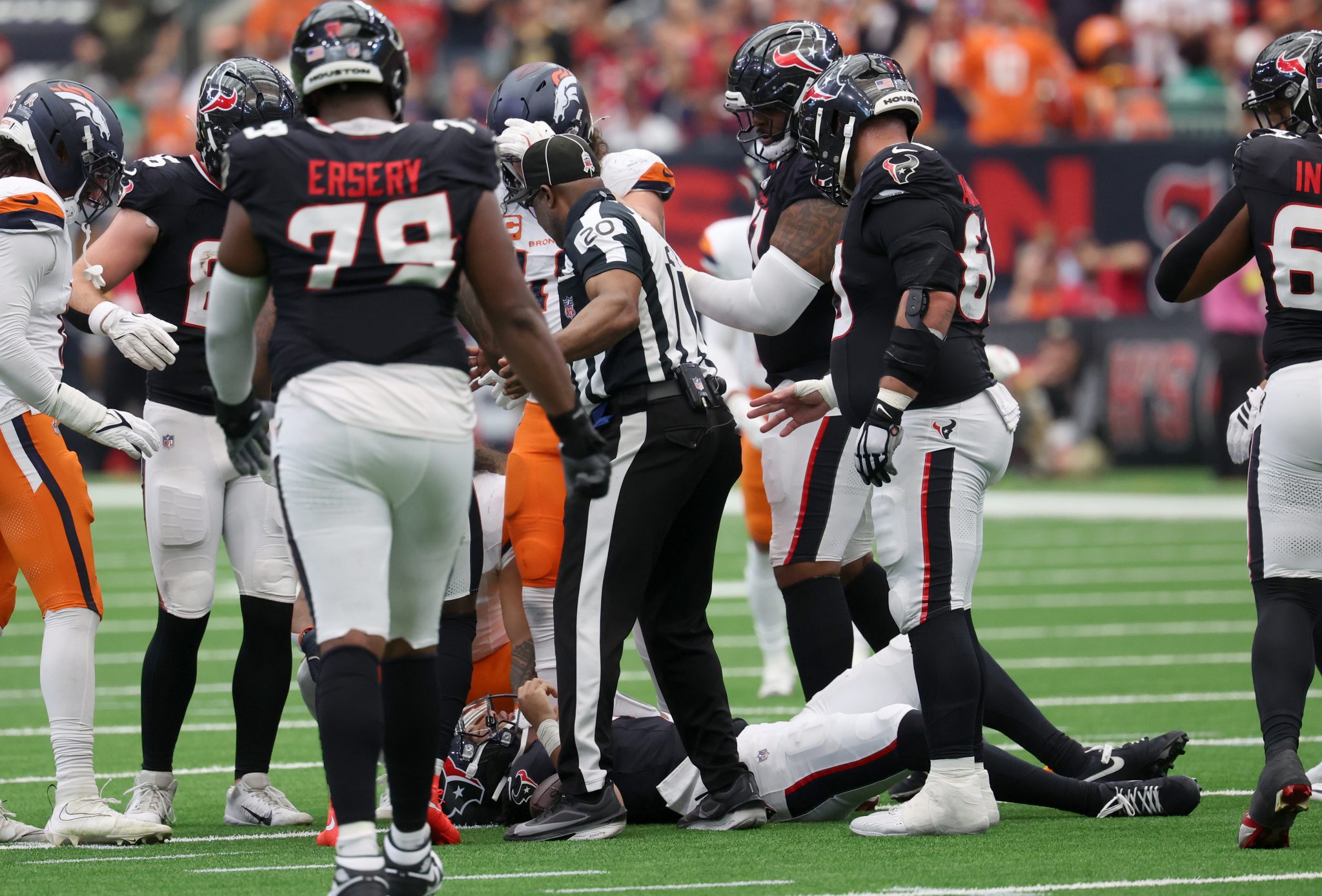 Is C.J. Stroud Hurt? Texans QB Heads to Medical Tent After Scary Hit ...