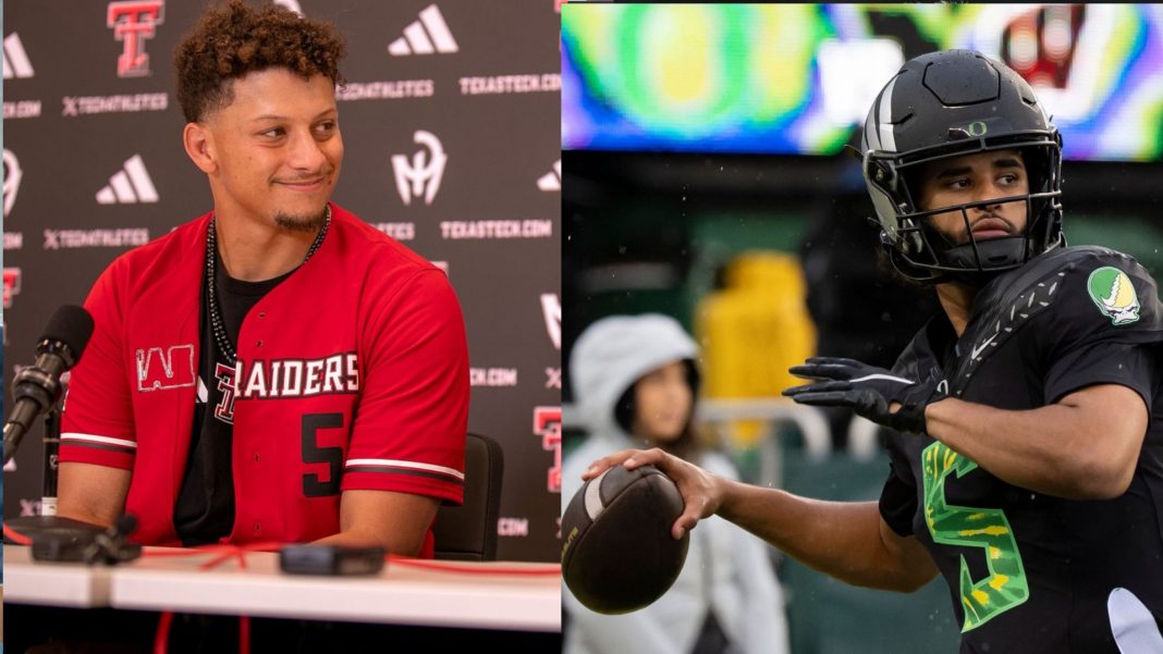Patrick Mahomes Names His 'Favorite QB To Watch' In College Football ...