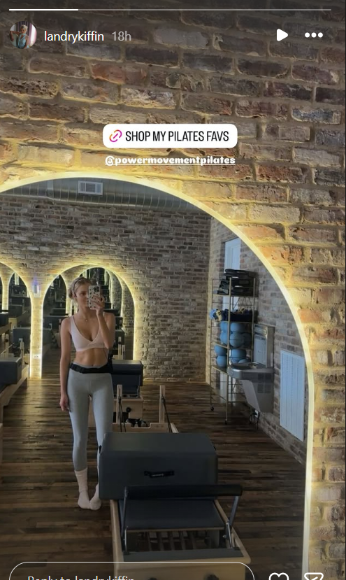 PIC: Lane Kiffin’s Daughter Landry Shows Off Chic Workout Outfit During ...