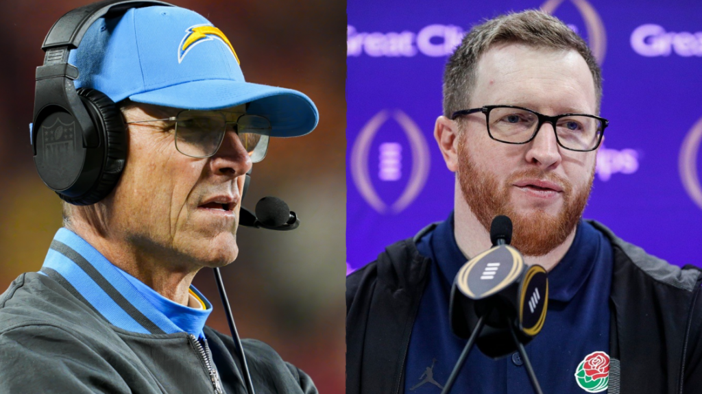 Jim Harbaugh’s Daughter Grace Drops 2-Word Comment While Supporting ...