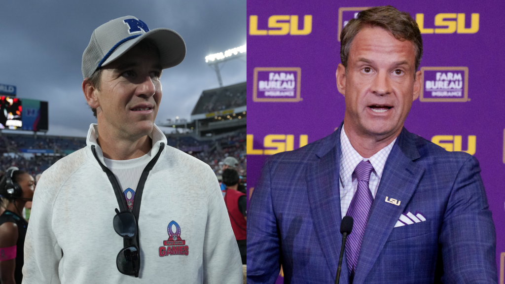 Ole Miss Legend Eli Manning Trolls Lane Kiffin With One-Word Response ...