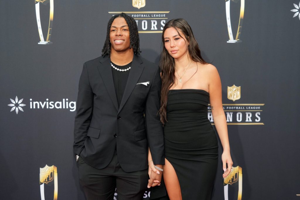 PICS: Jahmyr Gibbs’ GF Nicole Poses In Colorful Bikini While Sharing ...