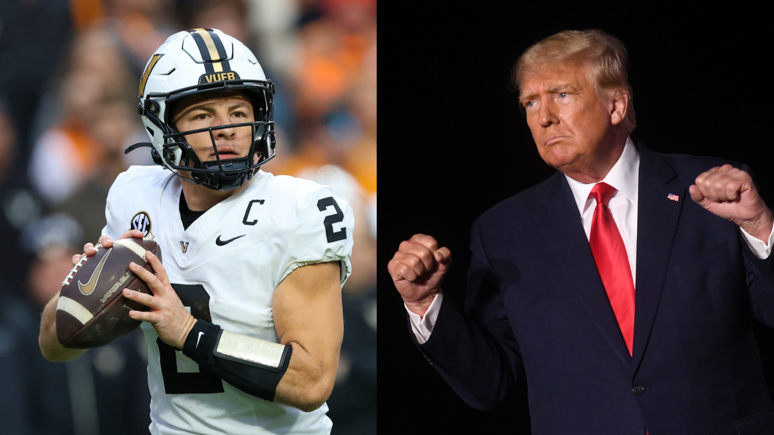 Vanderbilt QB Diego Pavia Sends Bold 5-Word Message to President Donald ...
