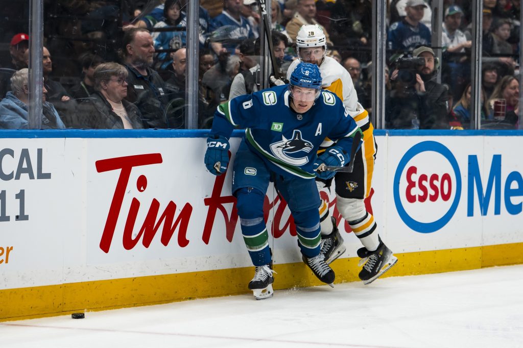Canucks Manager Adam Foote Gives His Two Cents On Bryan Rust’s Late Hit ...