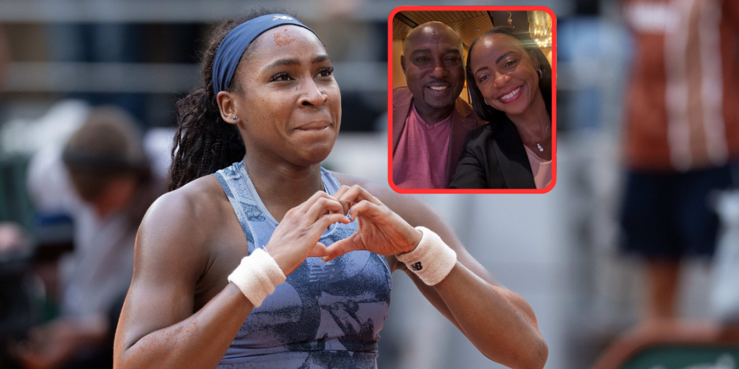 Coco Gauff Showers Love On Mother Candi & Father Corey As Couple ...