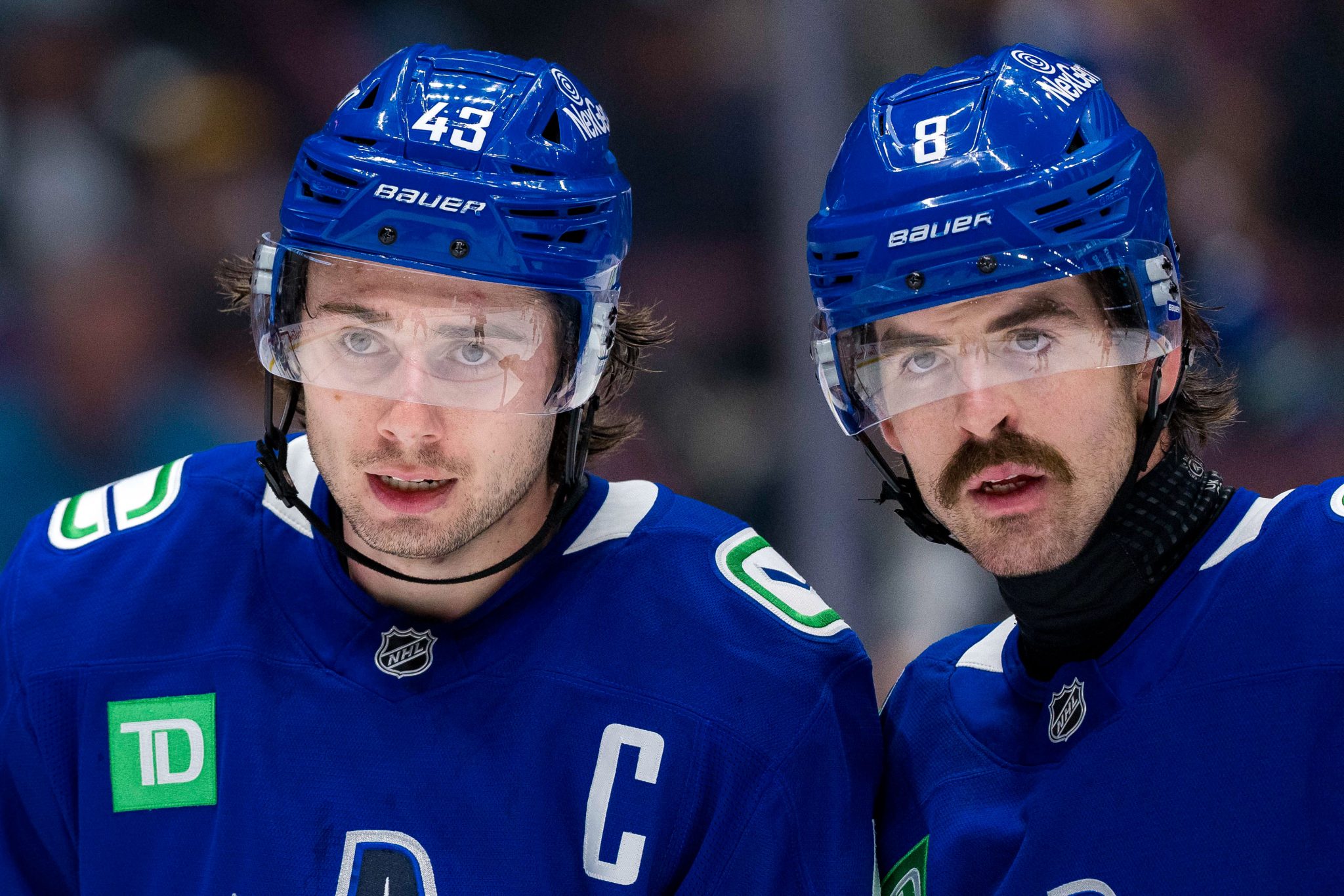 Conor Garland Makes His Thoughts Known on Son's Godfather Quinn Hughes ...