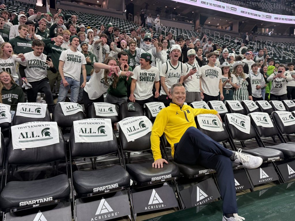 LOOK: Michigan HC Dusty May Smiles Through “F*ck You Dusty” Chants From ...