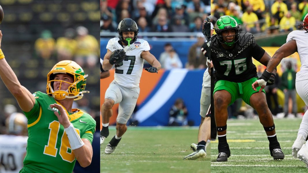Top 5 Oregon Players Who Entered Transfer Portal Ahead of Peach Bowl ...