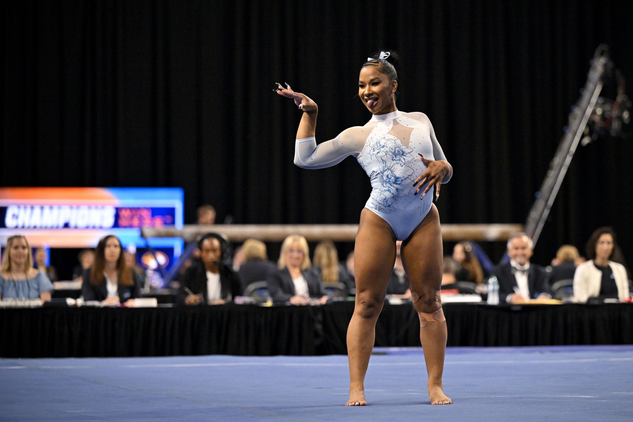 WATCH: Jordan Chiles’ Stunning UCLA Gymnastics Floor Routine Goes Viral ...
