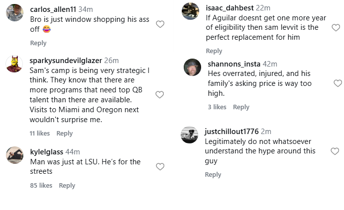 "Window Shopping His A** Off": Fans Abuzz As Sam Leavitt Gears Up To ...