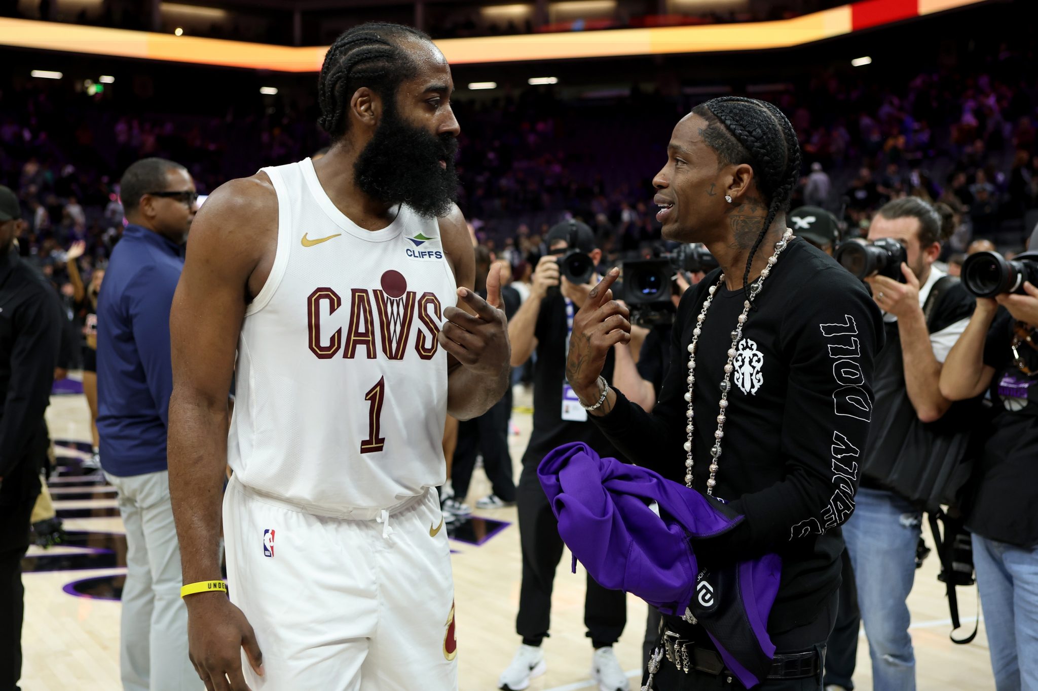 Travis Scott Yells F-Bomb Live on TV While Interrupting James Harden ...