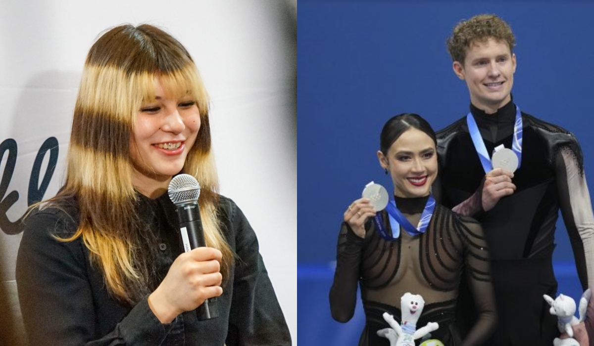 Alysa Liu Crashes Madison Chock Interview for an Wholesome Hug at the ...