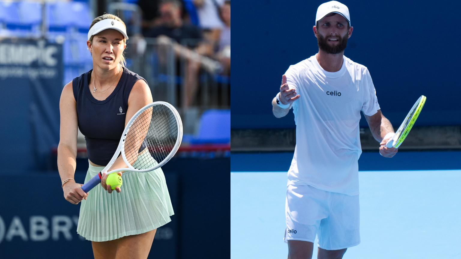 What Happened Between Danielle Collins & Corentin Moutet Today? All ...