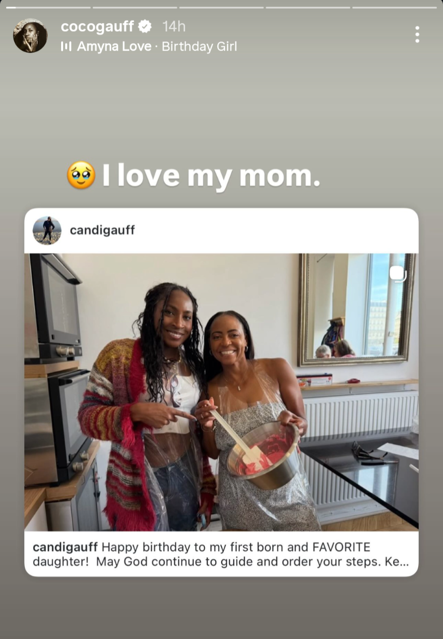 Coco Gauff & Mom Candi Exchange Emotional Messages As American ...