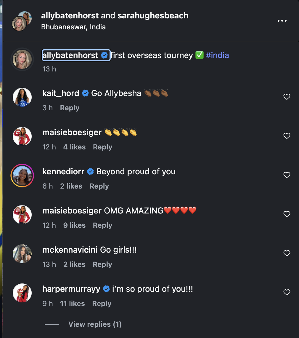 Harper Murray, Maisie Boesiger Cheer Ex-Teammate Ally Batenhorst's ...