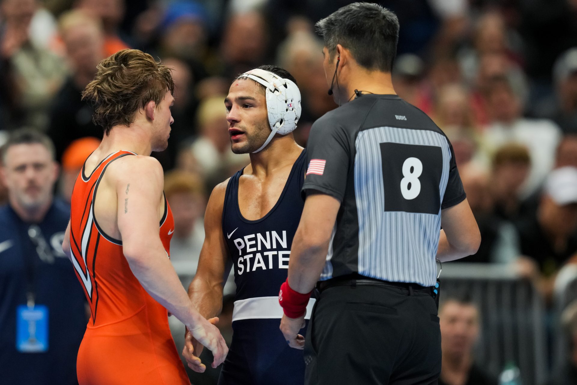 Penn State Breaks Silence on Why Shayne Van Ness Was Late to Podium ...