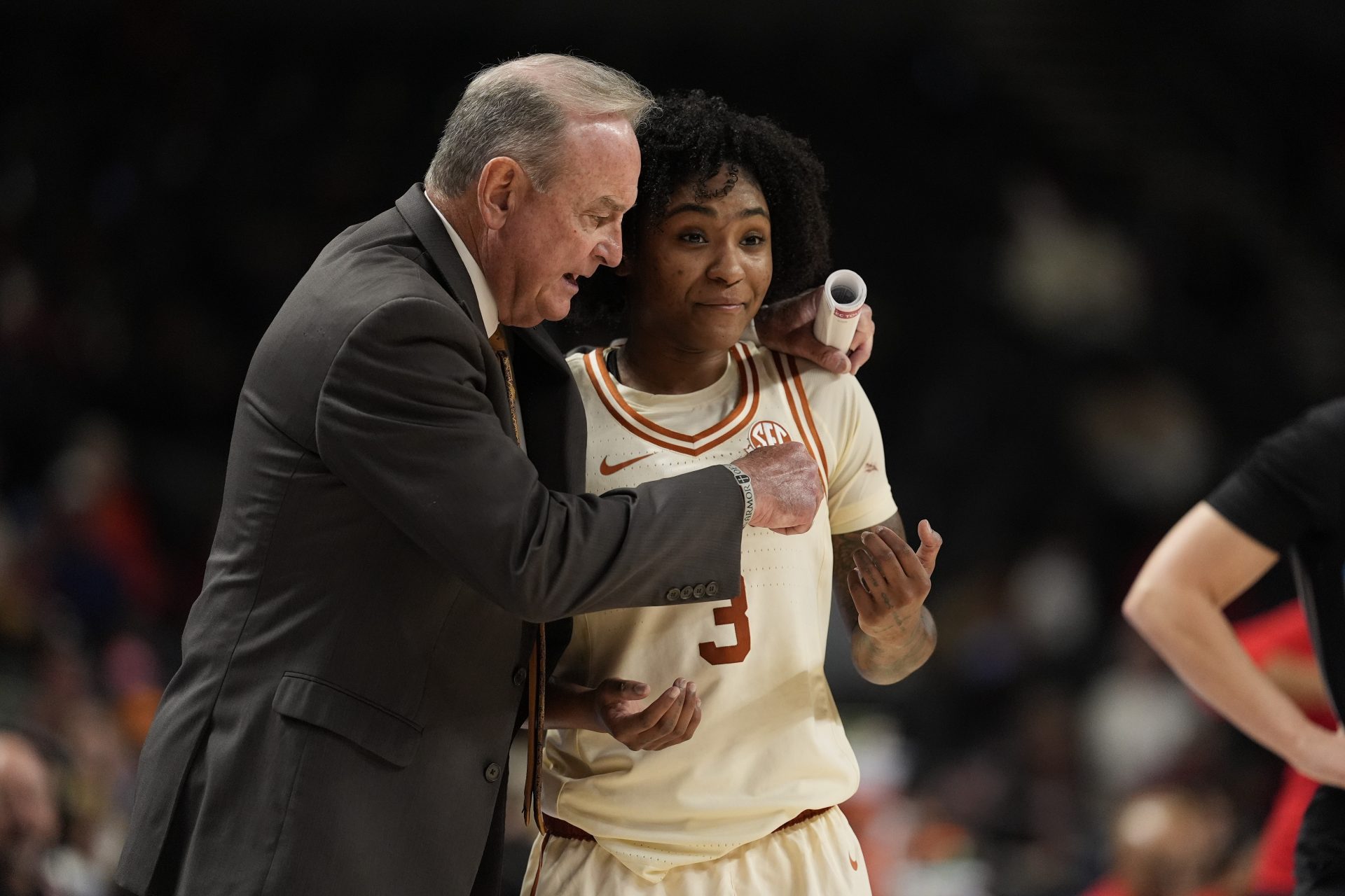 VIDEO: Vic Schaefer Consoles Dejected Rori Harmon As Texas Star Bursts ...