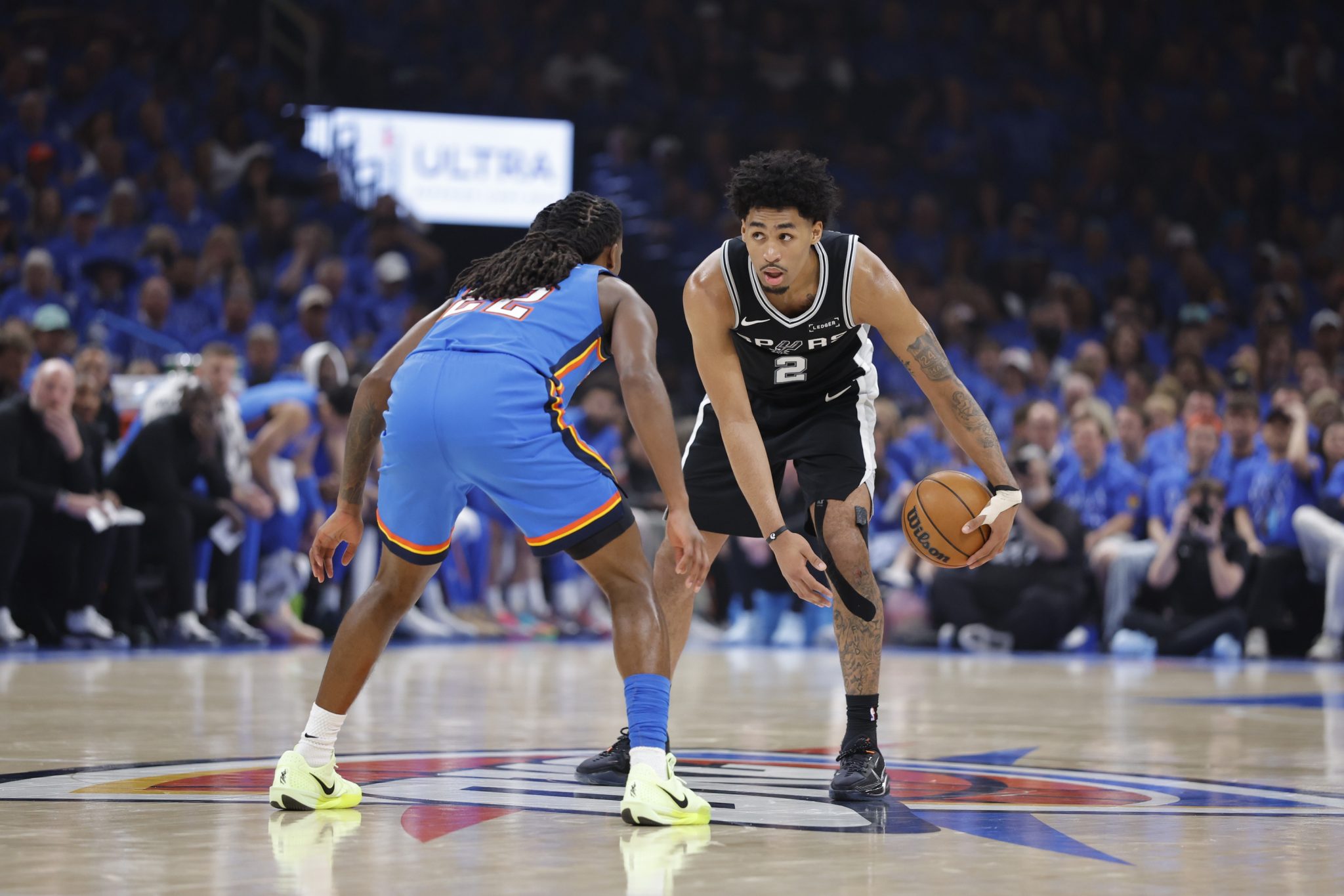 Dylan Harper Makes NBA Playoff History vs Thunder as Dad Ron Harper ...