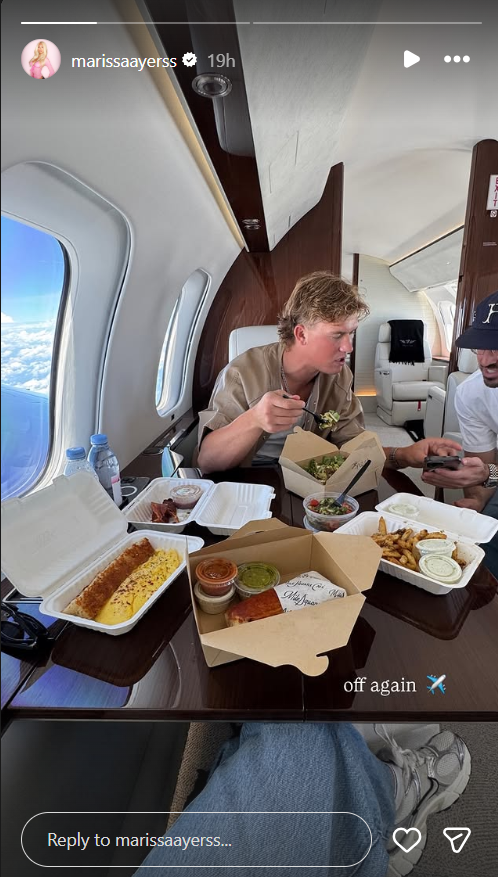 LOOK: Jaxson Dart and GF Marissa Share Snippet From Private Jet Ride ...