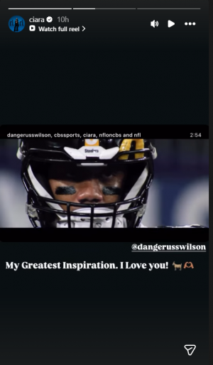 ‘My Greatest Inspiration’: Russell Wilson’s Wife Ciara Sends ...