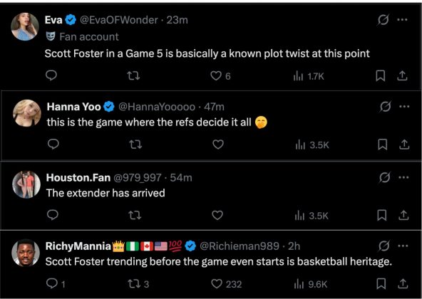 Scott 'The Extender' Foster Officiating Game 5 Has Knicks Fans Worried ...